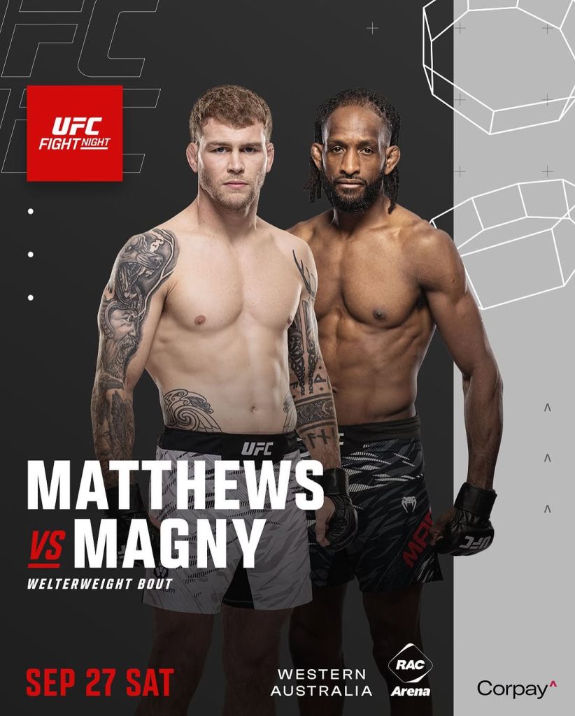 UFC Fight Night Matthews vs Magny прогноз — 27 сентября 2025